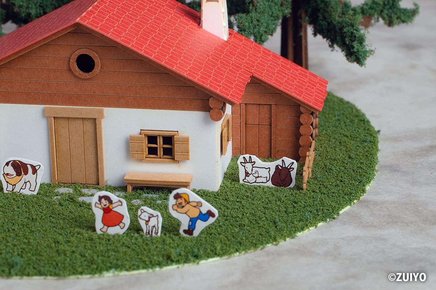 PLUM 1/150 Ani-tecture: 06 Heidi, Girl of the Alps Heidi's House (Alm-Onji's Mountain Hut) japan ...