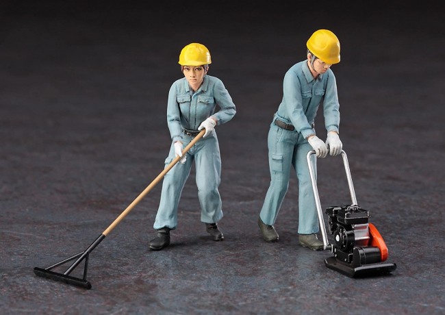 Hasegawa 1/35 Construction Worker Set A trackable shipping japan NEW ...