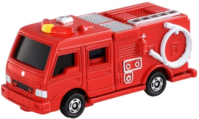 TAKARA TOMY LIGHT & SOUND TOMICA FIRE ENGINE WITH WATER PUMP trackable ...