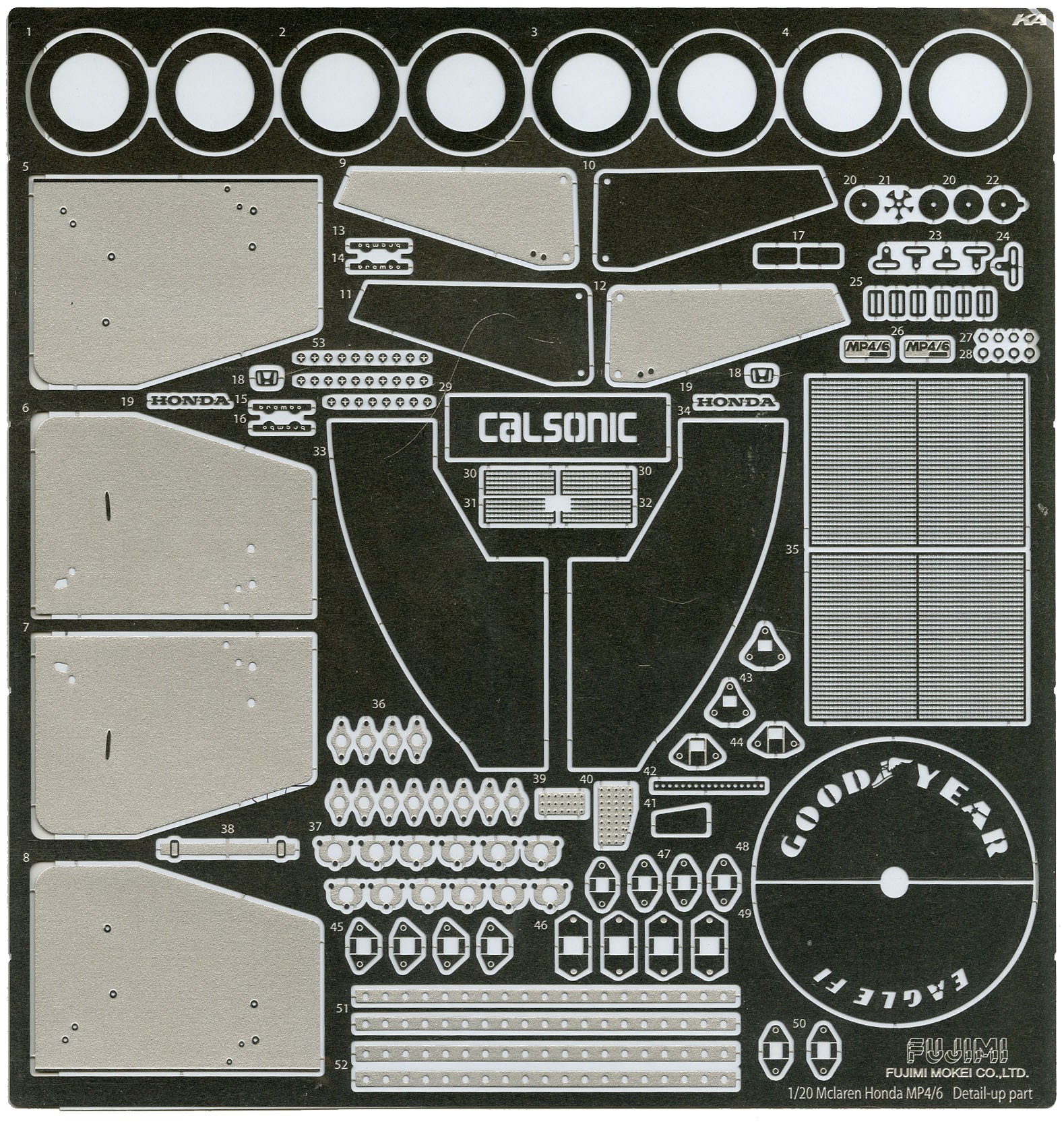 Fujimi 1/20 GP (Grand Prix) Series MCLAREN HONDA MP4/6 1991 (BRAZILIAN ...