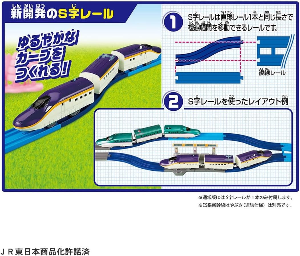 TAKARA TOMY Consolidated! E8 series Tsubasa & Tomica Arch Railroad ...