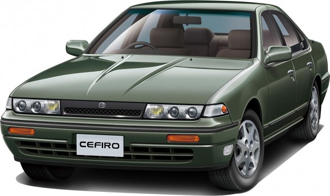 Aoshima 1/24 The Model car 91 Nissan A31 Cefiro '91 trackable shipping ...