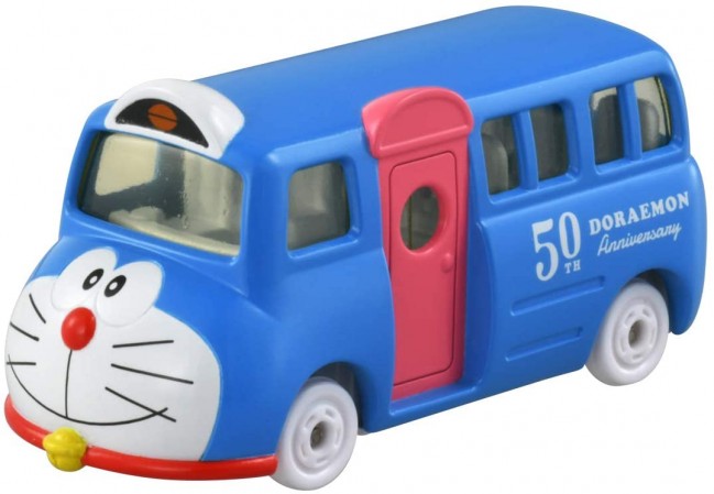 TAKARA TOMY DREAM TOMICA NO.158 DORAEMON 50TH ANNIVERSARY WRAPPING BUS ...