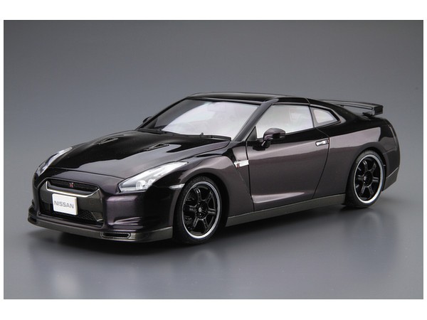 Aoshima 1/24 The model car Nissan R35 GT-R Spec-V 2009 trackable shipping japan NEW | Zipang Hobby