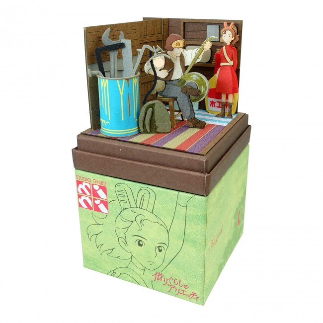 Sankei Studio Ghibli mini Borrower Arrietty Pod and Arrietty japan NEW ...
