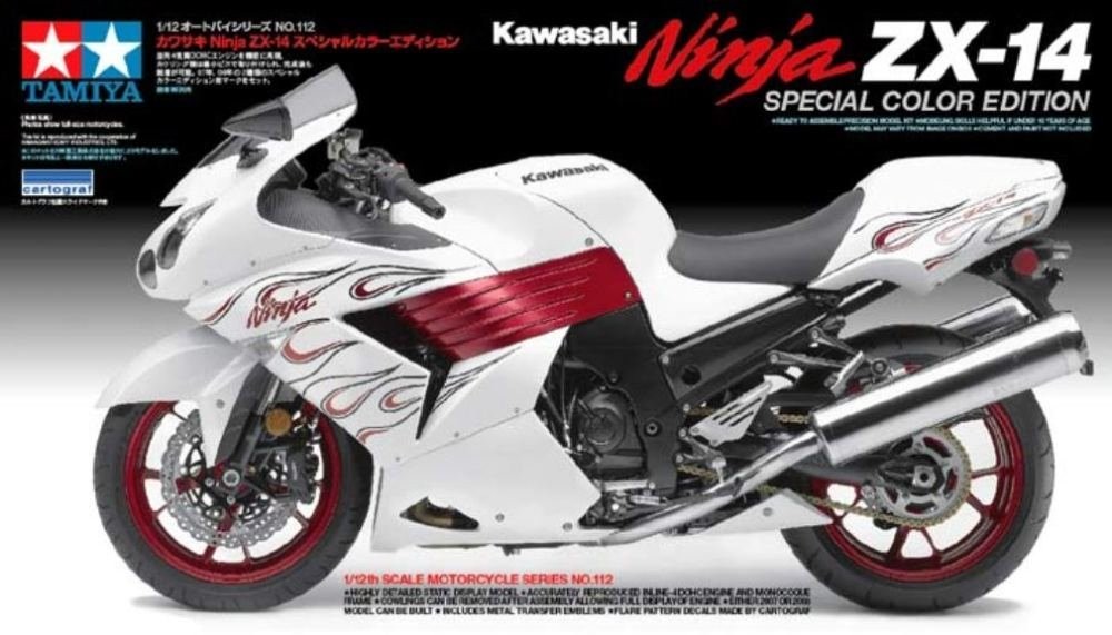 TAMIYA 1/12 Kawasaki ZX-14 Special Color trackable shipping japan NEW - Export from Japan ...