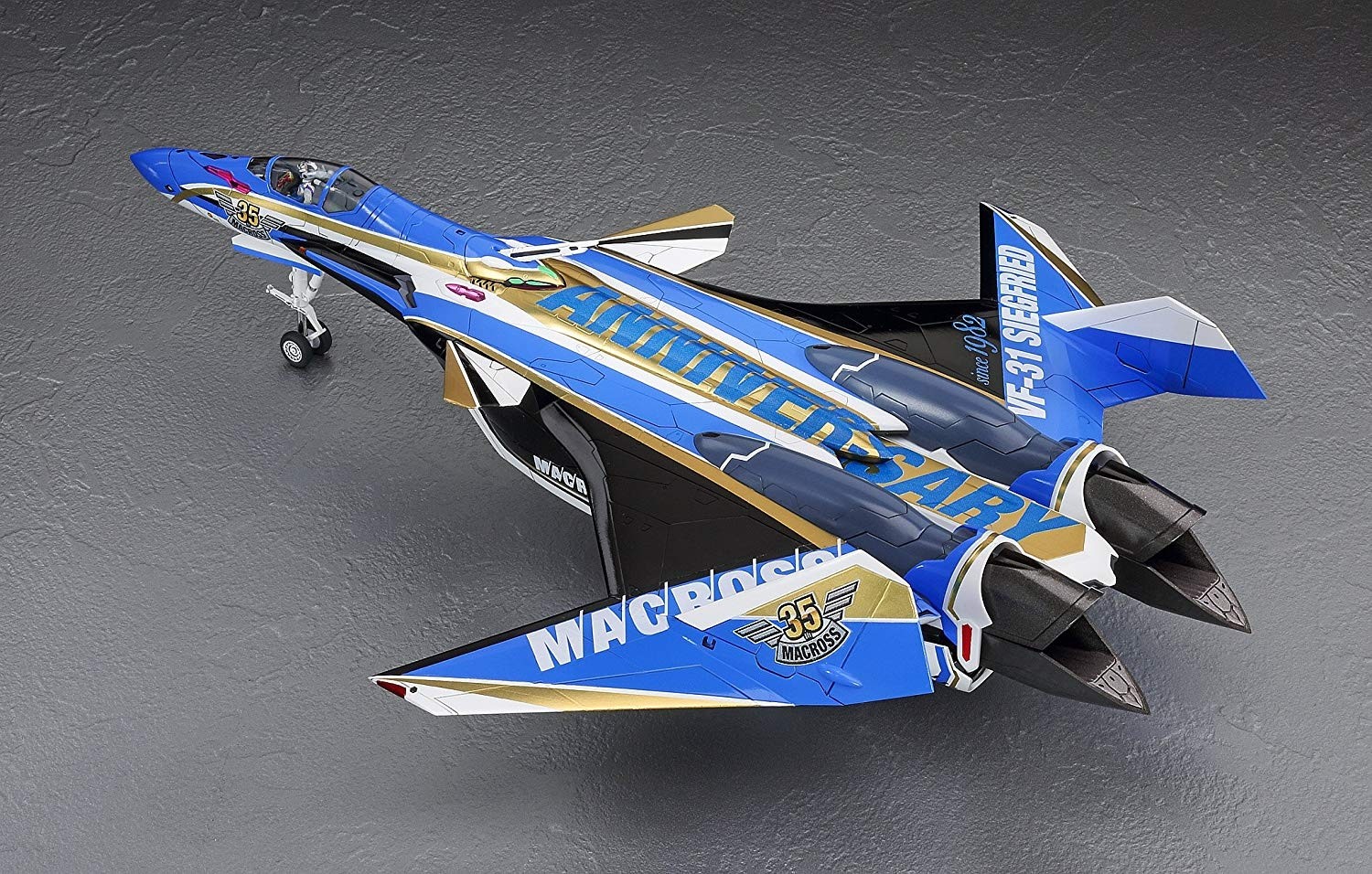 Hasegawa 1/72 VF-31J Siegfried Macross 35th Anniversary Paint trackable shipping japan NEW ...