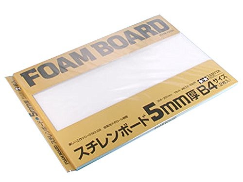 TAMIYA Styrene board 5mm thick (input 2 sheets) japan NEW | Zipang Hobby