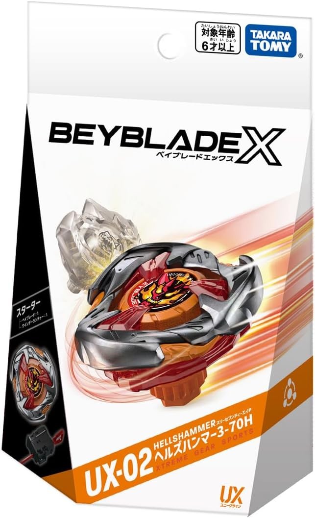 TAKARA TOMY Beyblade X UX-02 Starter Hell's Hammer japan NEW | Zipang Hobby