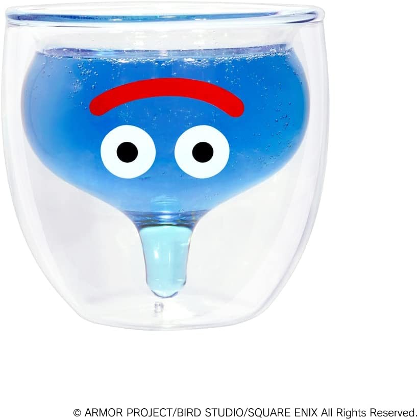 SQUARE ENIX Smile Slime Double Wall Glass Slime [Clear] japan NEW ...