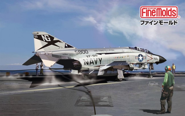Fine Molds 1/72 US Navy F-4J Fighter VF-96 Showtime 100 japan NEW ...
