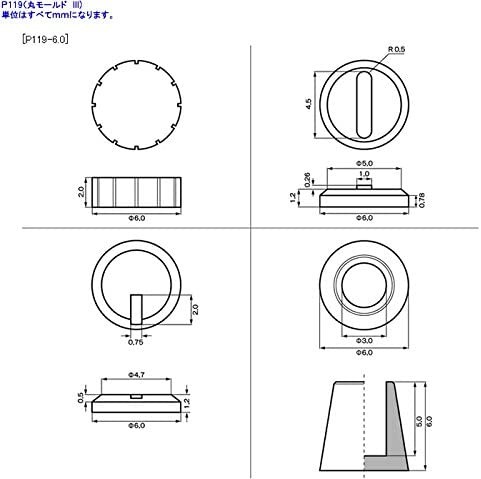 Kotobukiya Plastic Unit P119 Round Mold III (Reissue) japan NEW ...