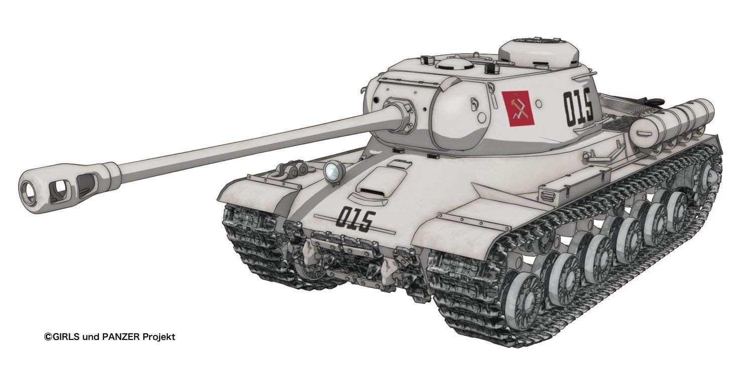 Platz 1/35 Girls und Panzer: IS-2 Pravda Girls High School ver. (with ...