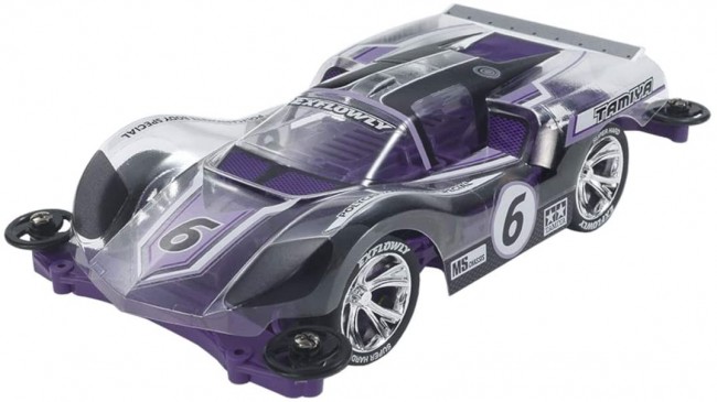Tamiya Mini 4WD Pro Kit MS Chassis Jr Exflowly Purple Special Edition ...