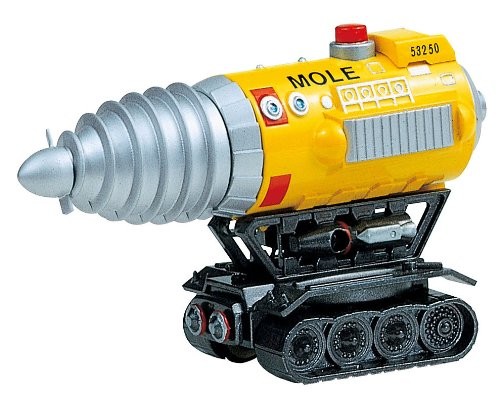 Aoshima Thunderbird Mini Jet Moles plastic kit trackable shipping japan ...