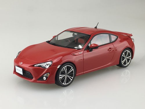 Aoshima 1/24 Pre Paint Model (Painted Plastic model) 36 TOYOTA 86 '12 Lightning Red trackable ...