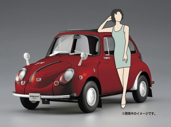 Hasegawa 1/24 Subaru 360 Young SS w/60's Girls Figure trackable ...