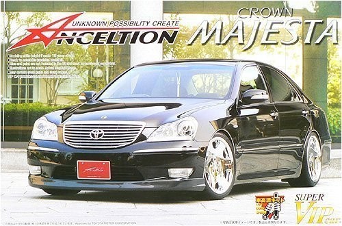 Aoshima 1/24 Super VIP car 82 Ankuelle Toyota 18 Majesta Early period ...