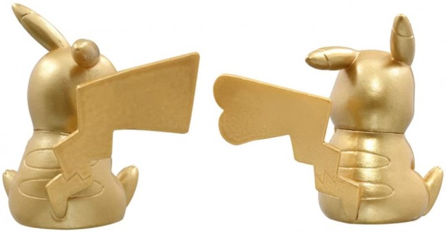 TAKARA TOMY Pokemon Mon Colle 25th Anniversary Golden Pica Pikachu Set ...