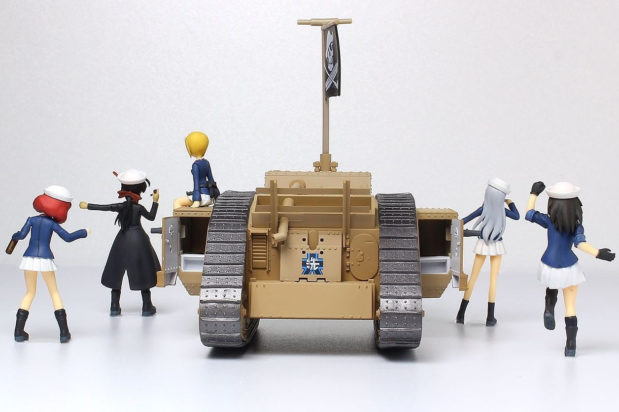 Platz Girls und Panzer das Finale Deformed Panzer Mk.IV Pre-painted ...