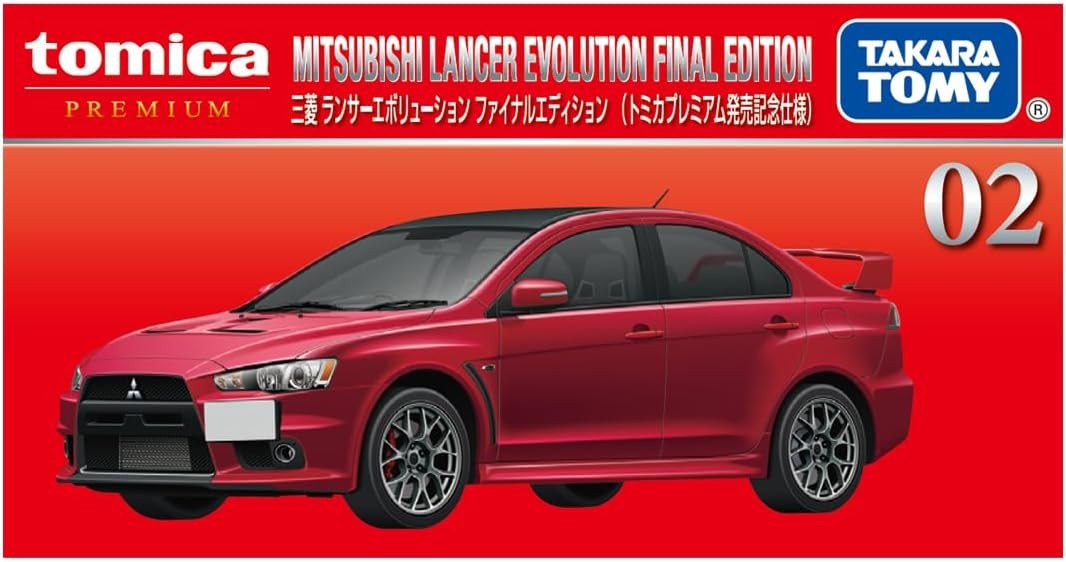 TAKARA TOMY Tomica Premium 02 Mitsubishi Lancer Evolution Final Edition ...