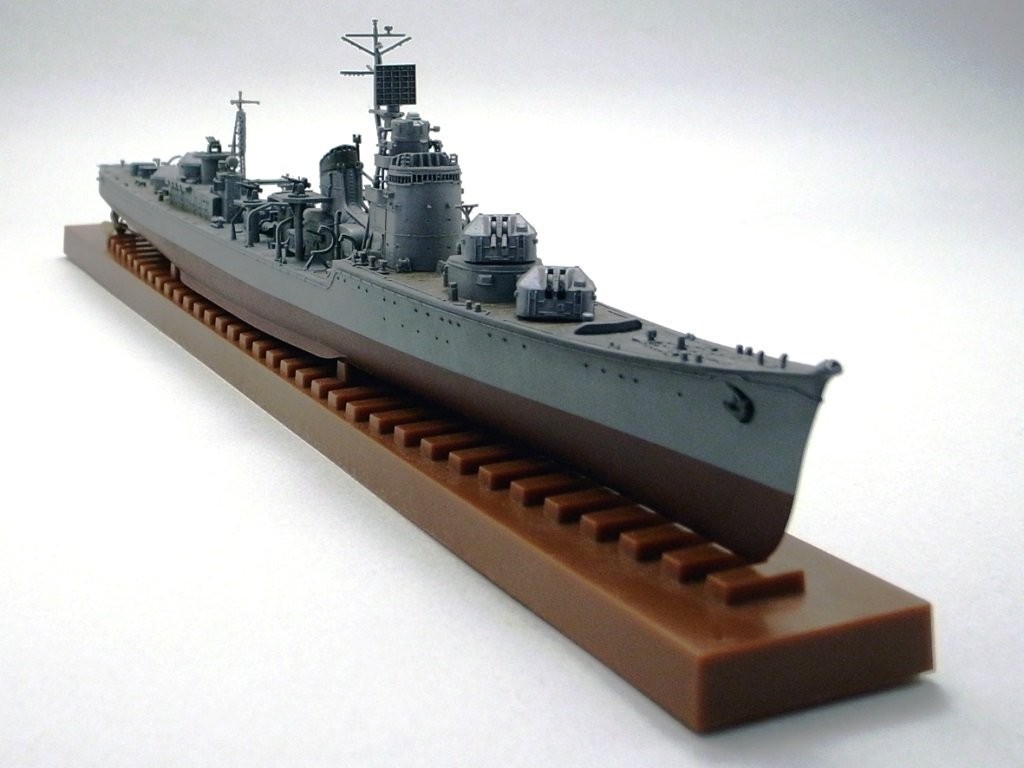 Wave 1/350 Warship Series Japanese Navy Destroyer Akizuki 1942/1944 ...