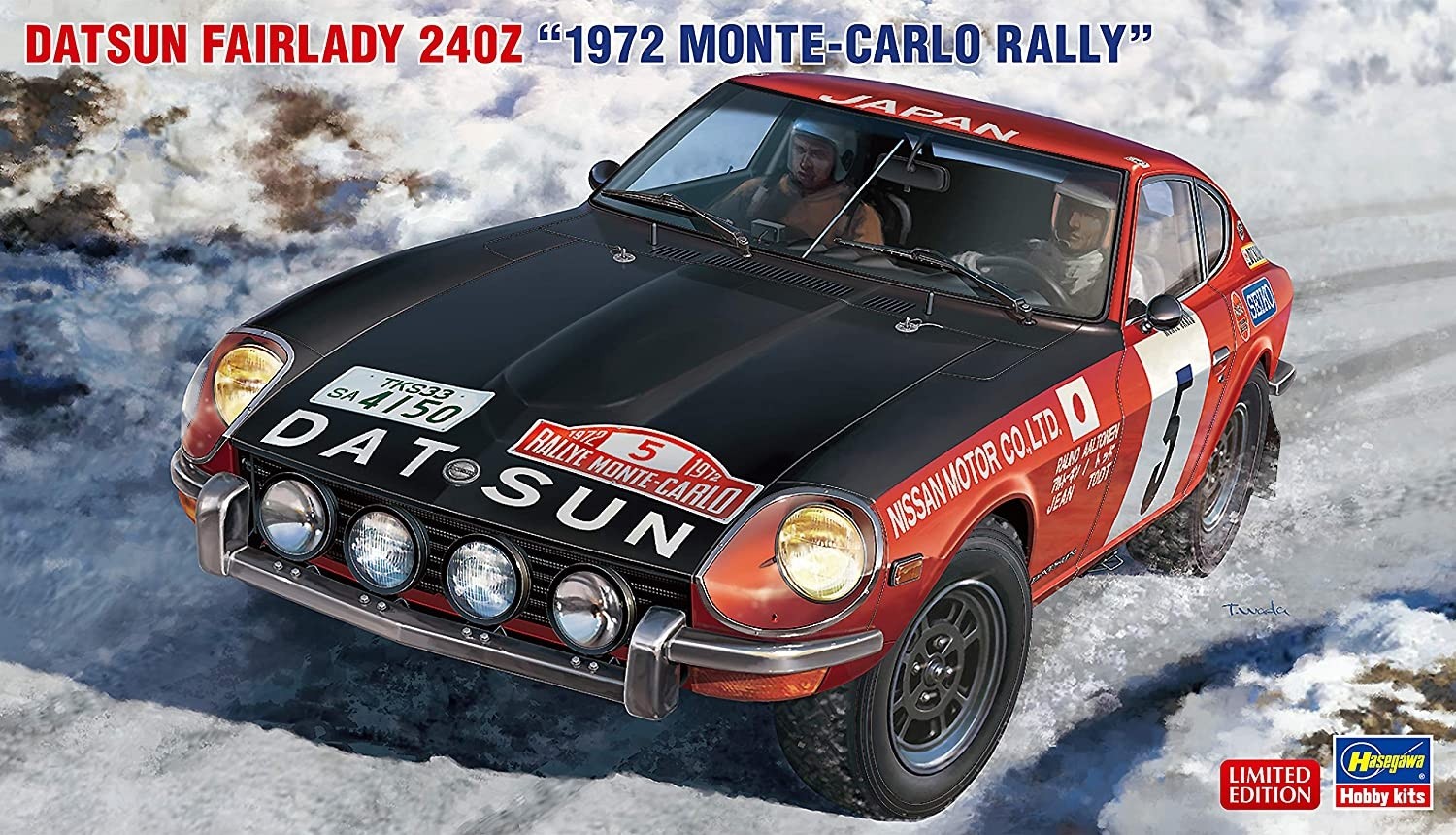 Hasegawa 1/24 Datsun Fairlady 240Z 1972 Rally Montecarlo trackable ...