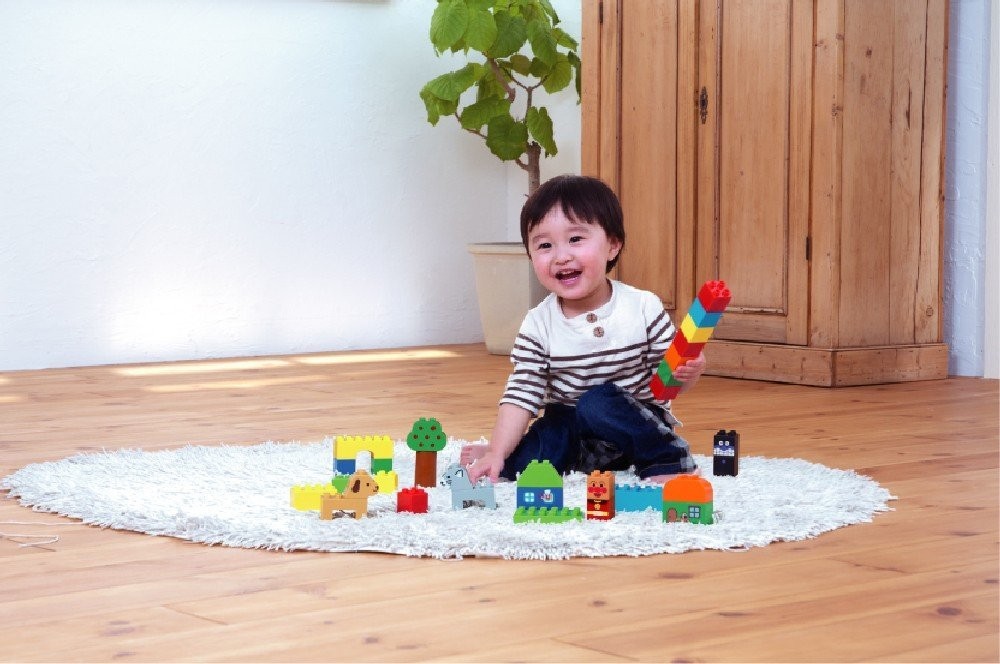 Bandai Block Labo Anpanman First Block Bucket japan NEW | Zipang Hobby