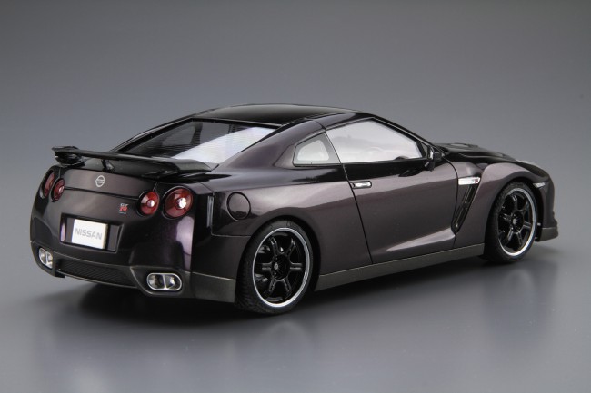 Aoshima 1/24 The Model Car No.35 Nissan R35 GT-R Spec-V '09 trackable ...