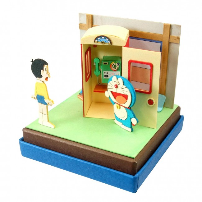 Sankei MINIATUART KIT DORAEMON MINI WHAT-IF PHONE BOOTH japan NEW ...