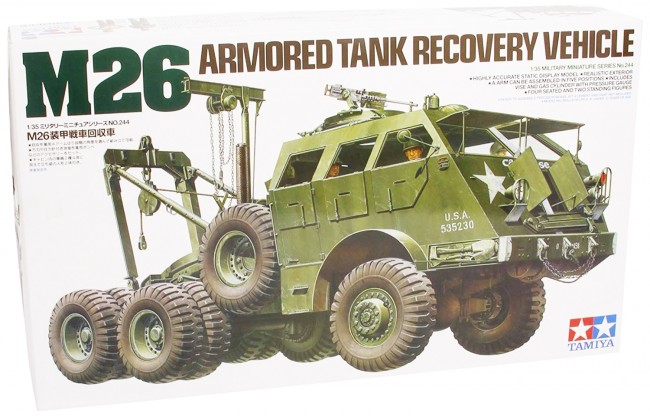 TAMIYA 1/35 MM M26 armored tank recovery vehicle trackable shipping japan NEW | Zipang Hobby