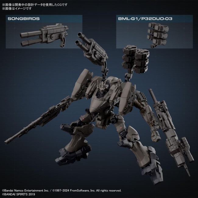 Bandai 30MM Armored Core VI Fires of Rubicon RaD CC-2000 Orbiter Night ...