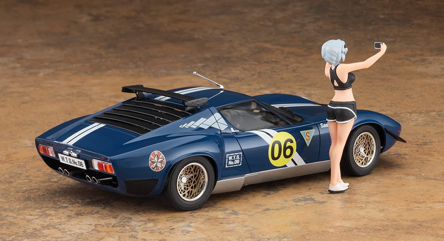 Hasegawa 1/24 Wild Egg Girls No.06 Lamborghini Jota SVR w/ Sasha Ilyushina Figure japan NEW ...