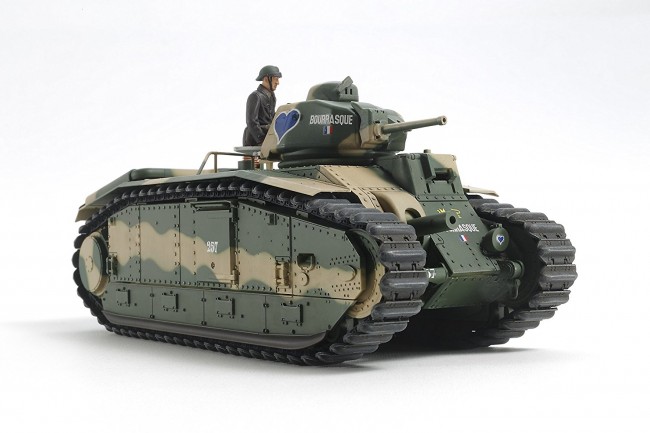 Tamiya 1/35 Tank Series (Single) 58 French Tank B1 bis Single Motorized ...