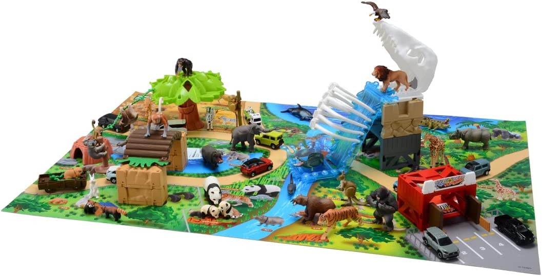 TAKARA TOMY Ania Freely Draw! Safari Zoo (Special Tomica Included ...