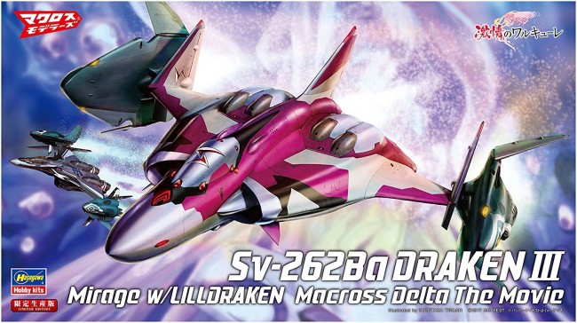 Hasegawa 1/72 Sv-262Ba Draken III Mirage w/Lilldraken Macross Delta the ...