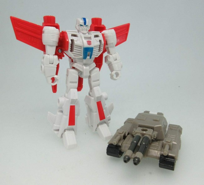 TAKARA TOMY TCV-17 TRANSFORMERS CYBERVERSE TANK BUSTER JETFIRE ...