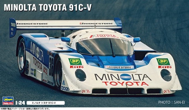 Hasegawa 1/24 MINOLTA TOYOTA 91C-V japan NEW | Zipang Hobby