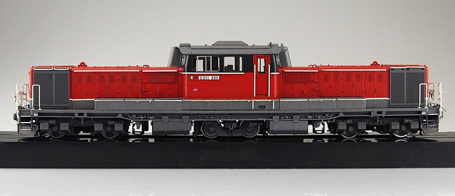 Aoshima 1/45 diesel locomotive DD51 updated color super detail japan ...