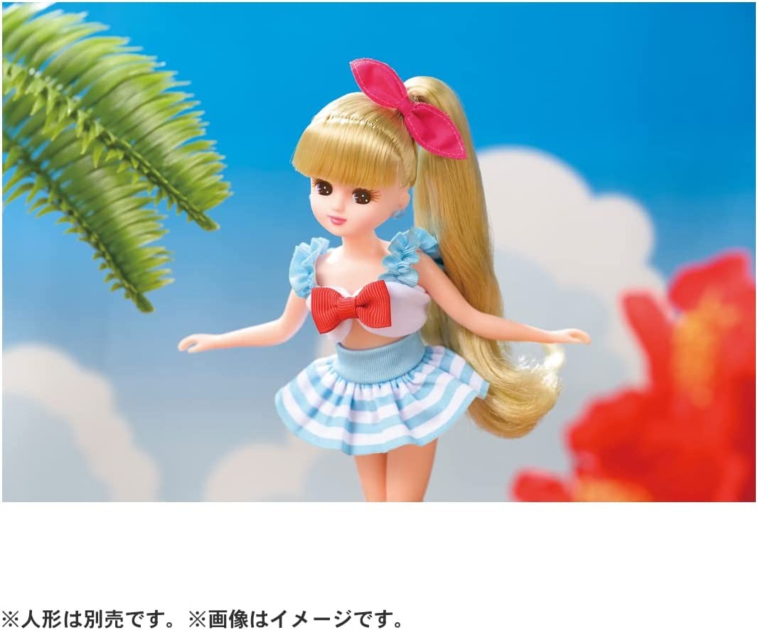 TAKARA TOMY Licca-chan LW-13 Marine Onepiece & Sailor Swimsuit Set japan NEW | Zipang Hobby