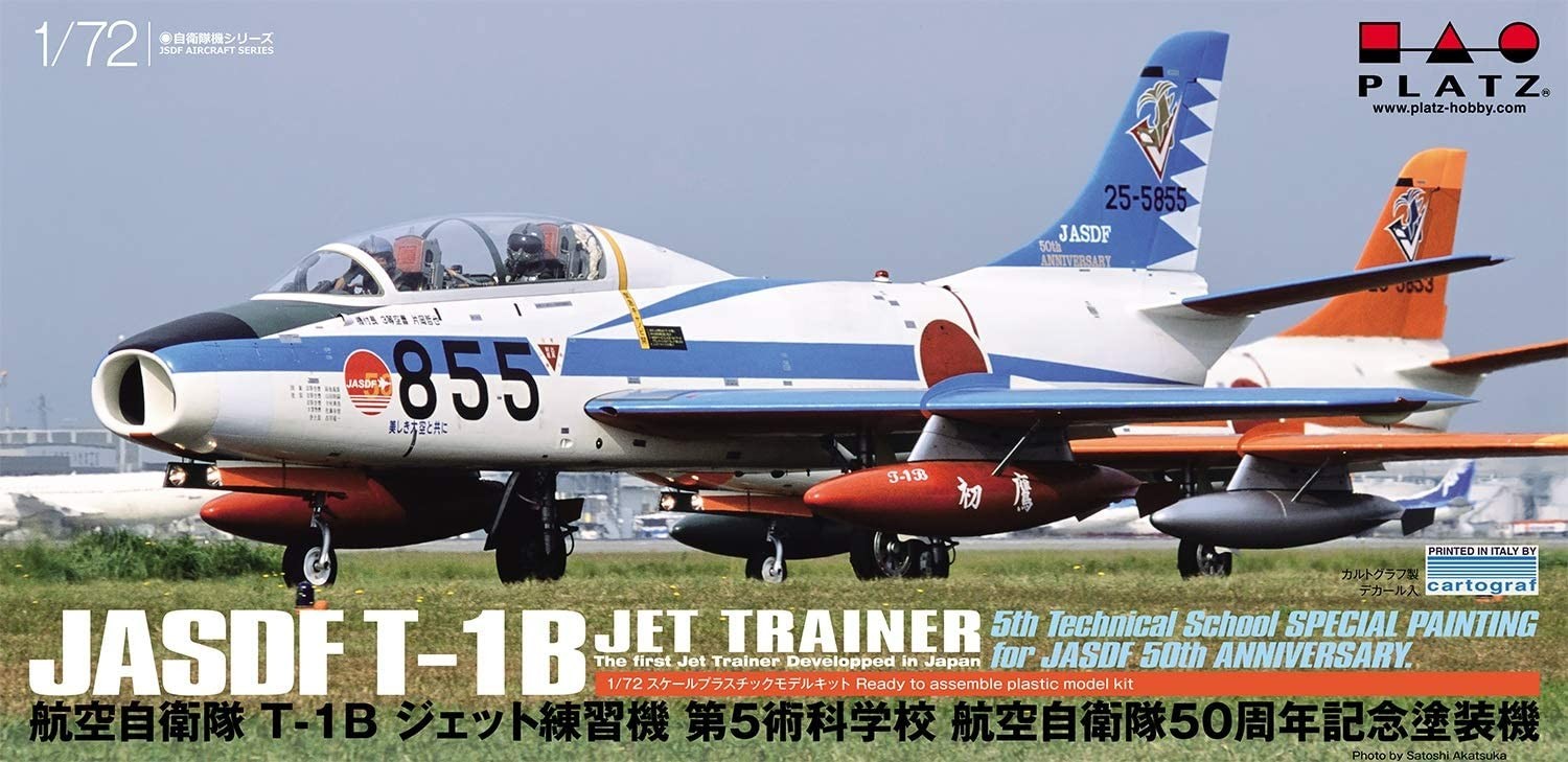 Platz 1/72 JASDF T-1B Jet Trainer 5th Tactical School JASDF 50th ...