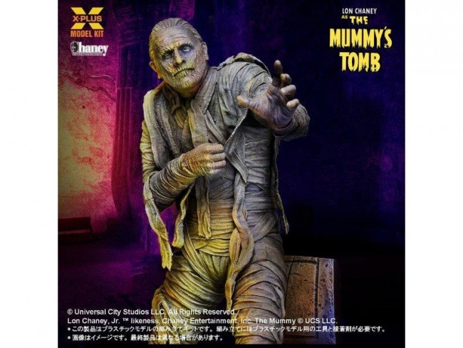 X Plus 1/8 Lon Chaney Jr. - The Mummy's Tomb Plastic Model Kit Series ...