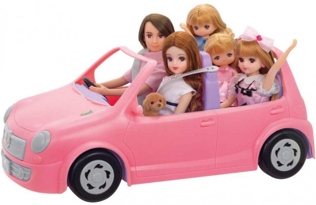 TAKARA TOMY LICCA-CHAN: LF-04 GO OUT TOGETHER LICCA-CHAN FAMILY CAR ...