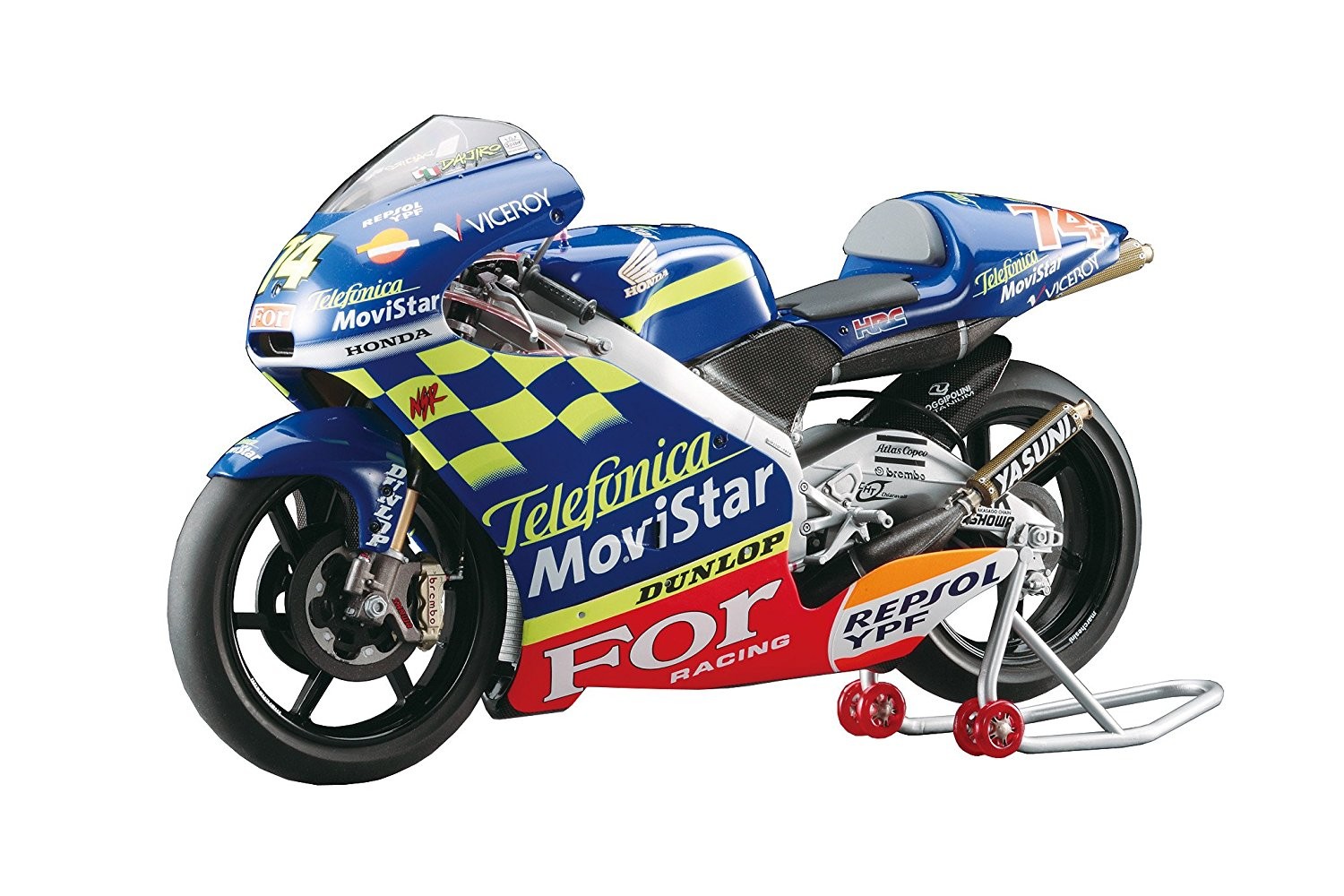 Hasegawa 1/12 2001 Honda NSR250 team Telefonica Movistar Honda (2001 ...