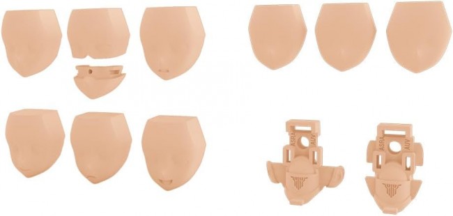 Kotobukiya 1/1 Megami Device M.S.G 03 Face Set Asra Skin Color D japan NEW | Zipang Hobby