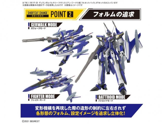 Bandai 1/100 HG YF-29 Durandal Valkyrie (Maximilian Genus Custom) Full Set Pack japan NEW ...