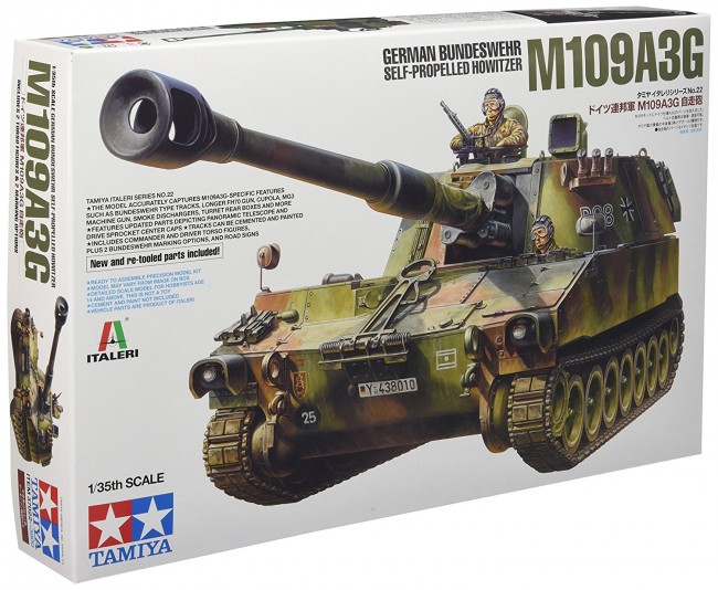 Tamiya 1/35 Italeri series German Federation Forces M109A 3G self ...