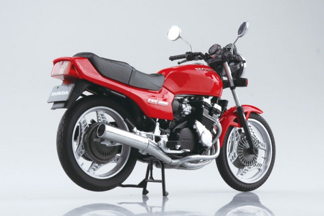 Aoshima Skynet 1/12 Complete Motorcycle Model Honda CBX400F Monza Red japan NEW | Zipang Hobby