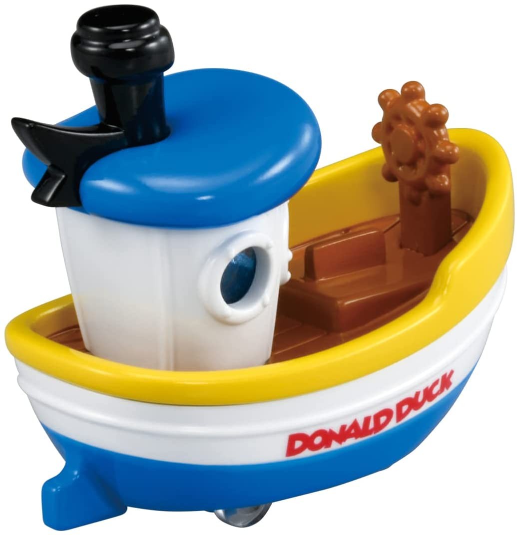 TAKARA TOMY Dream Tomica Ride on Disney RD-04 Donald Duck & Steamboat ...
