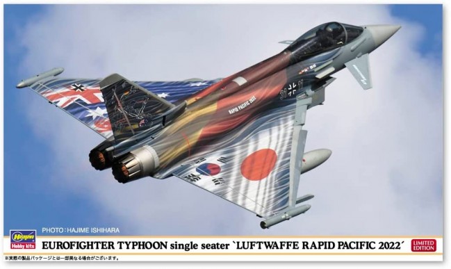 Hasegawa 1/72 Eurofighter Typhoon Single Seat Luftwaffe Rapid Pacific ...